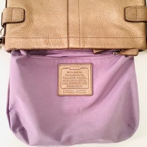 Coach | Bags | Coach Leather Handbag Chain Crossbody Bag F9722 | Poshmark